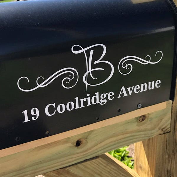 Vinyl Mailbox Decals - Etsy