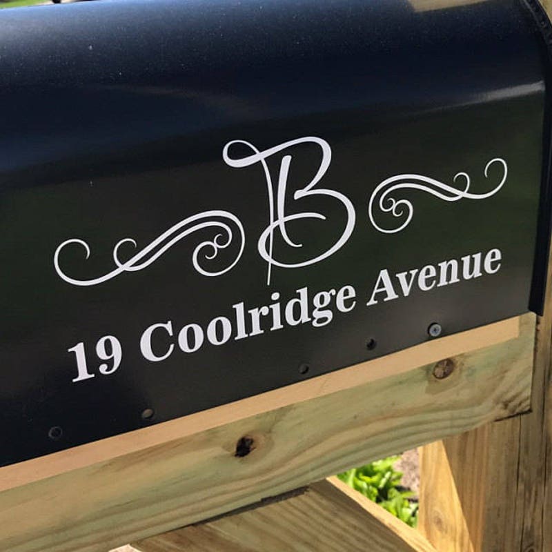 Monogrammed Mailbox - Etsy