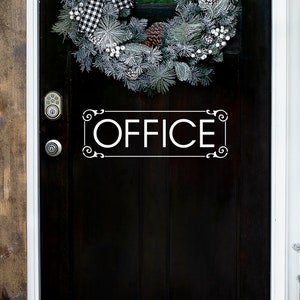 Office Decal Office Door decal Office wall Decal Business | Etsy