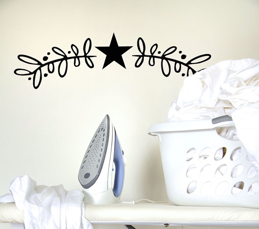 Country Primitive Decor Pip Berries Vinyl Wall Decal Farmhouse Style ...