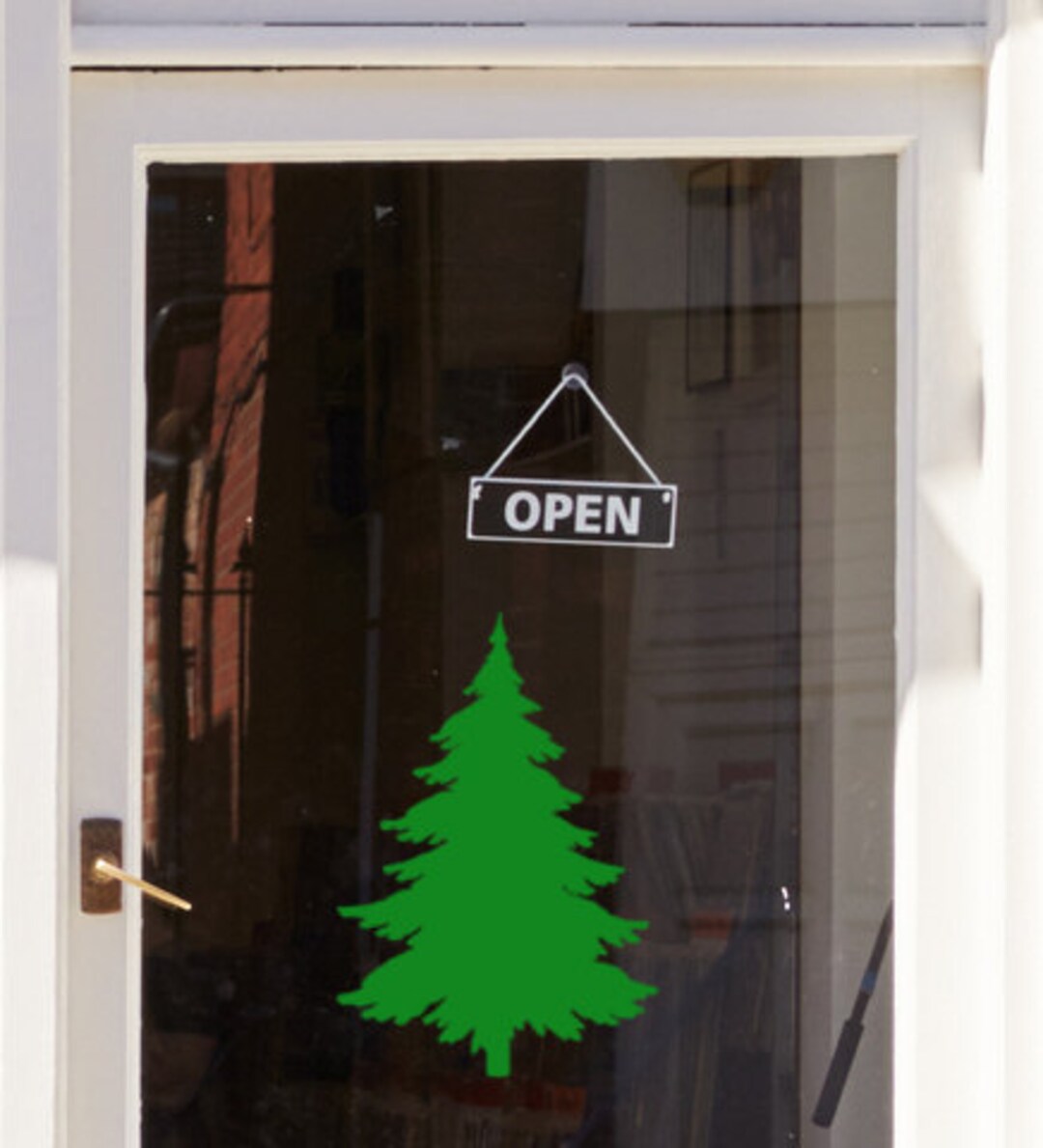 Pine Tree Vinyl Wall Decal Sticker, Tree Sticker, Rustic Decor ...