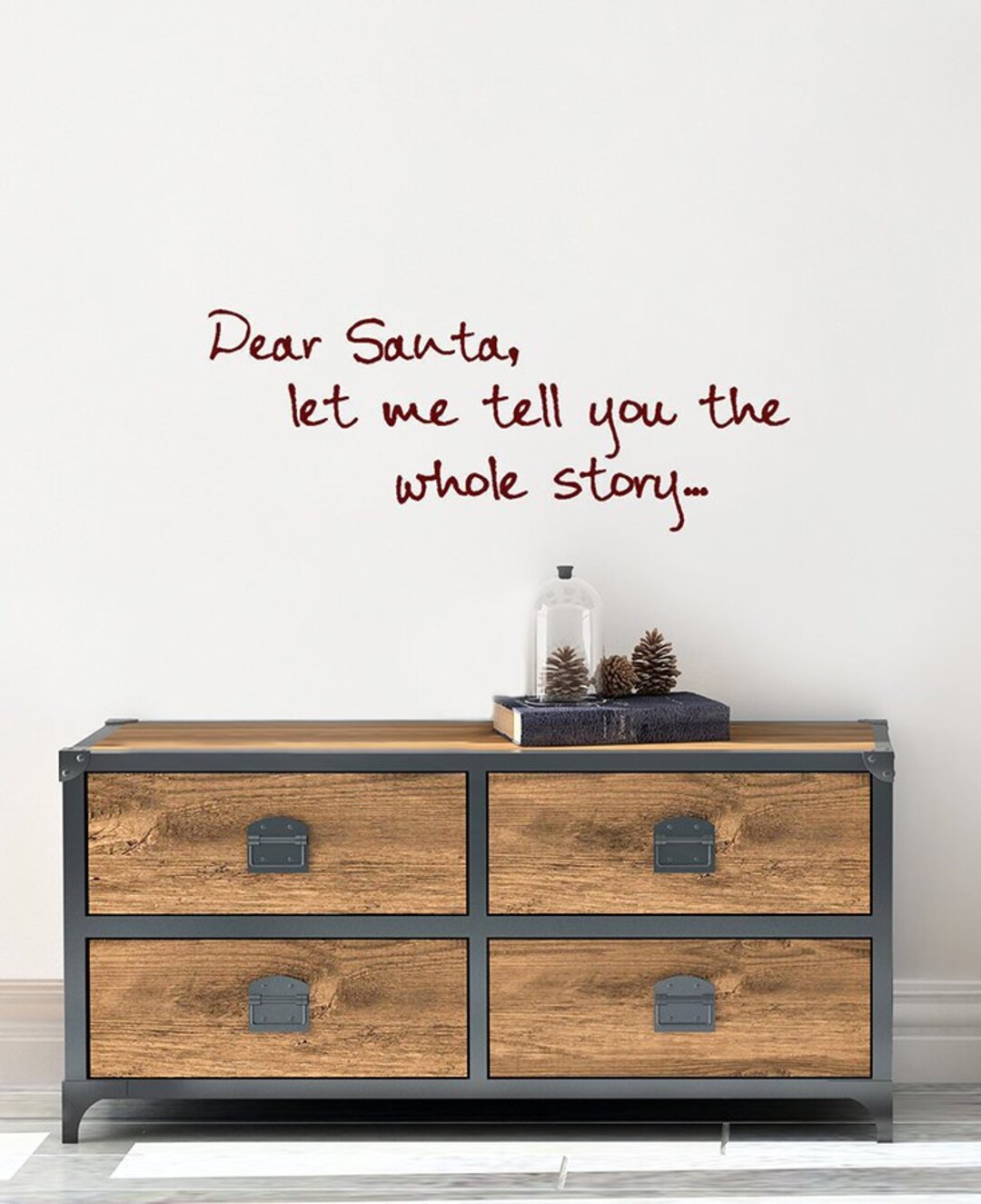 Dear Santa Decal, Santa Vinyl Decal, Funny Christmas Decals, DIY ...