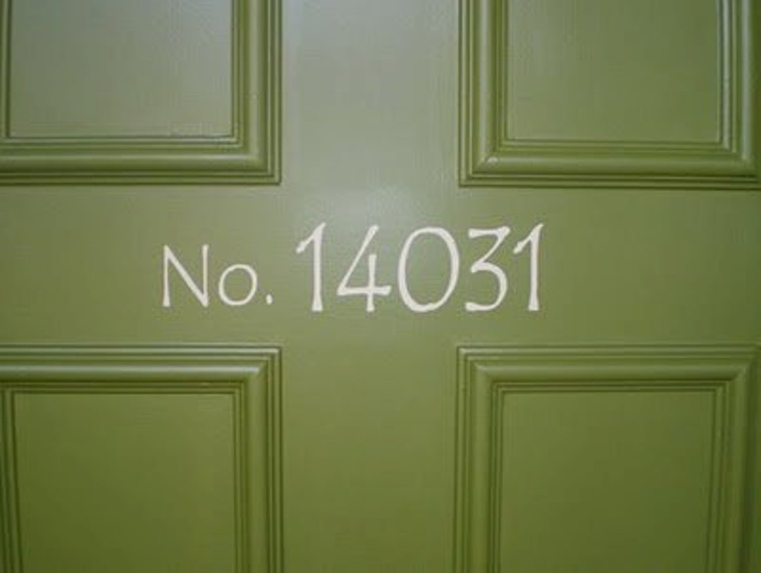 House Number Decals, Curb Appeal House Number Stickers, Custom Decals ...