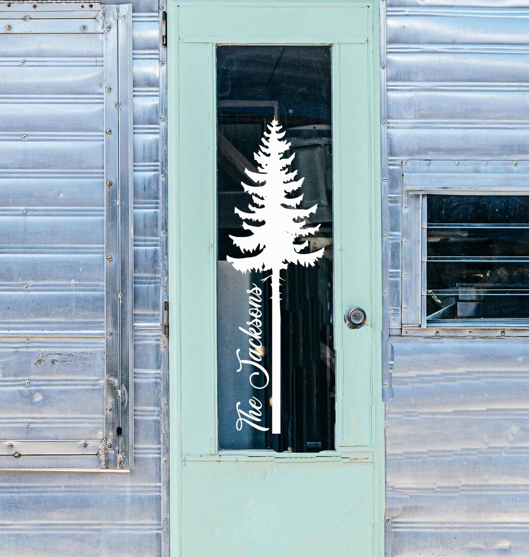 Personalized Tall Fir Tree Decal | Forest Decal | Fir Trees Decal| Pine ...