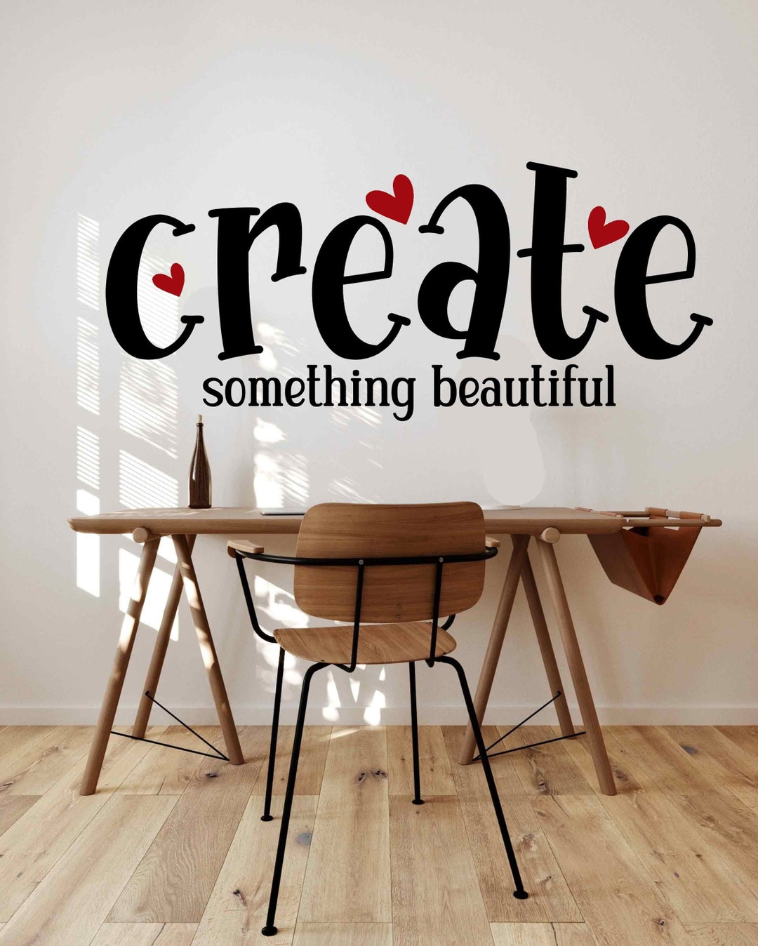 Create Something Beautiful Wall Decal, Craft Room Wall Decal, Classroom ...