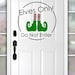 ELF Christmas Decal, Elves Only Sign, Do Not Enter Sign, VINYL DECAL ...