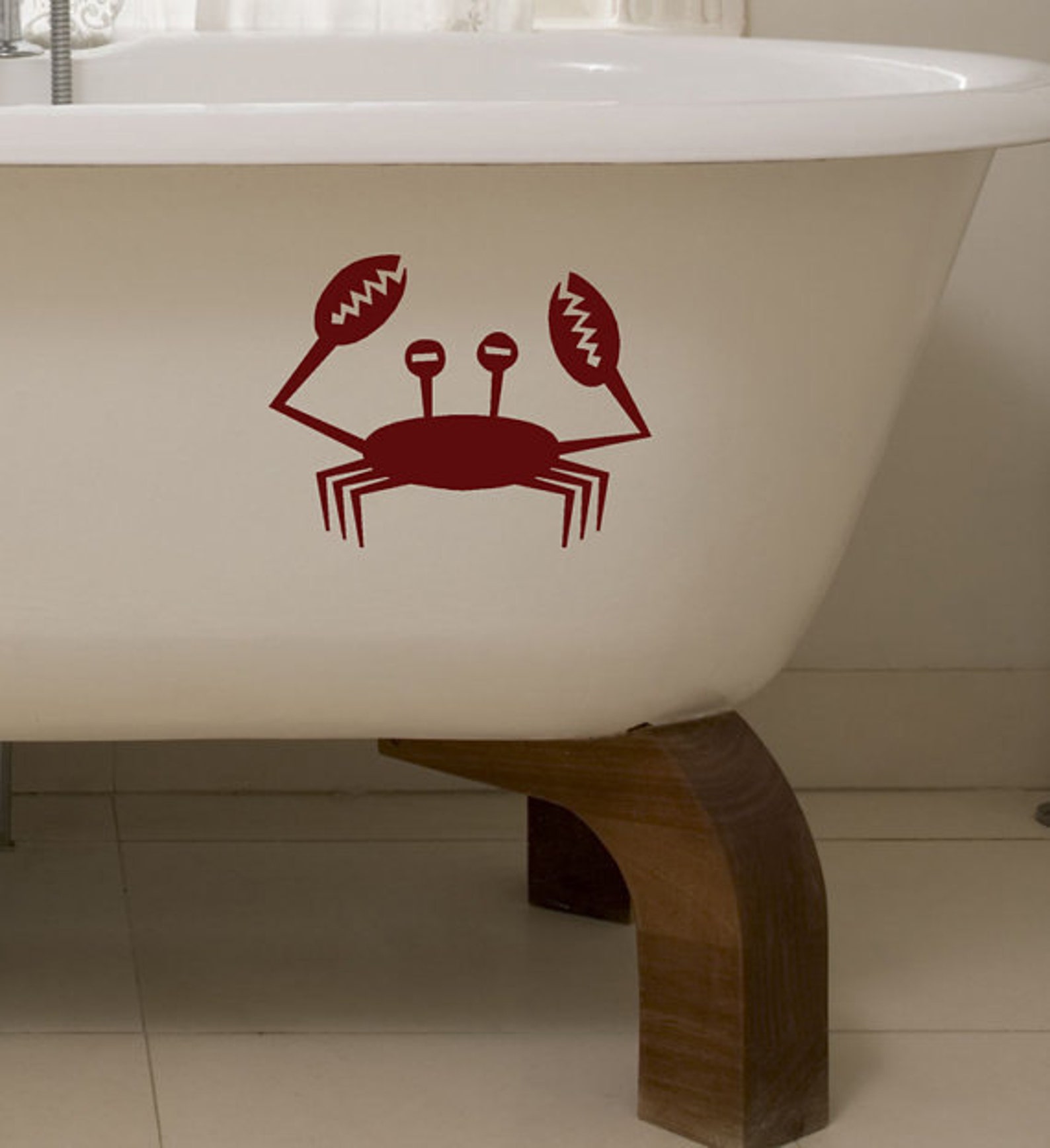 Crab Sticker Kids Crab Decal Ocean Nursery Decor Kids - Etsy