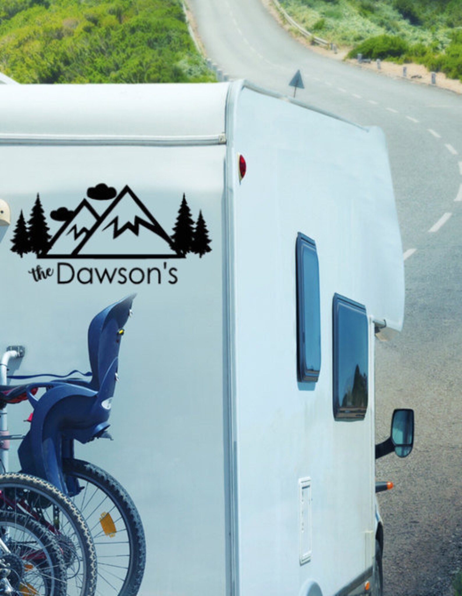 Custom Personalized RV Camper Family Name Vinyl Decal - Etsy