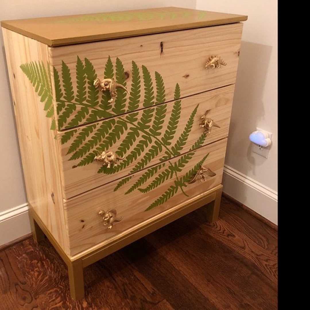 Fern Wall Decal, Large Leaf Decals, Vinyl Wall Decal Leaves, Jungle ...