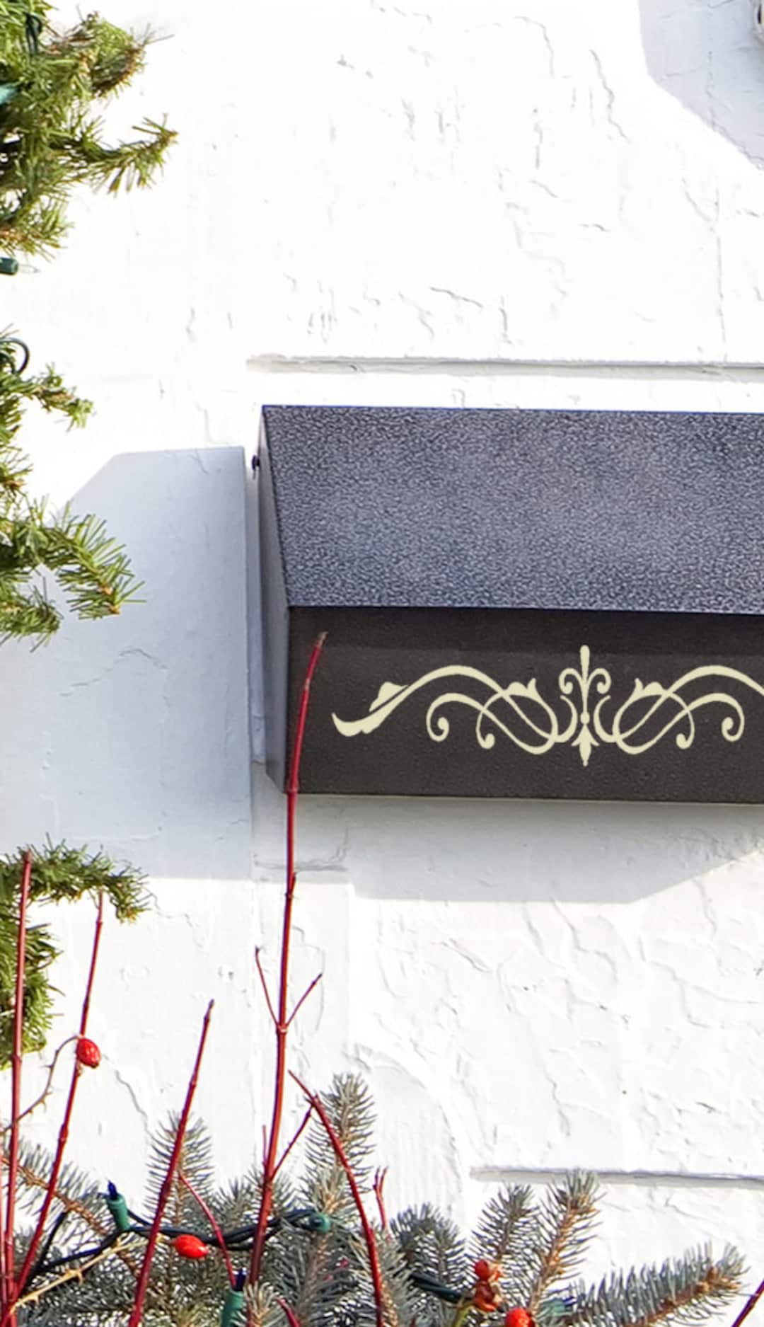 Decorative Wall Decor, Indoor Outdoor Wall Decals, Fancy Scroll Swirly ...