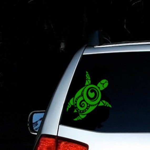 Lake Turtle Car Window Decals