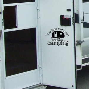 Camping Vinyl Decals Camper Decal RV Vinyl Decal Sticker - Etsy