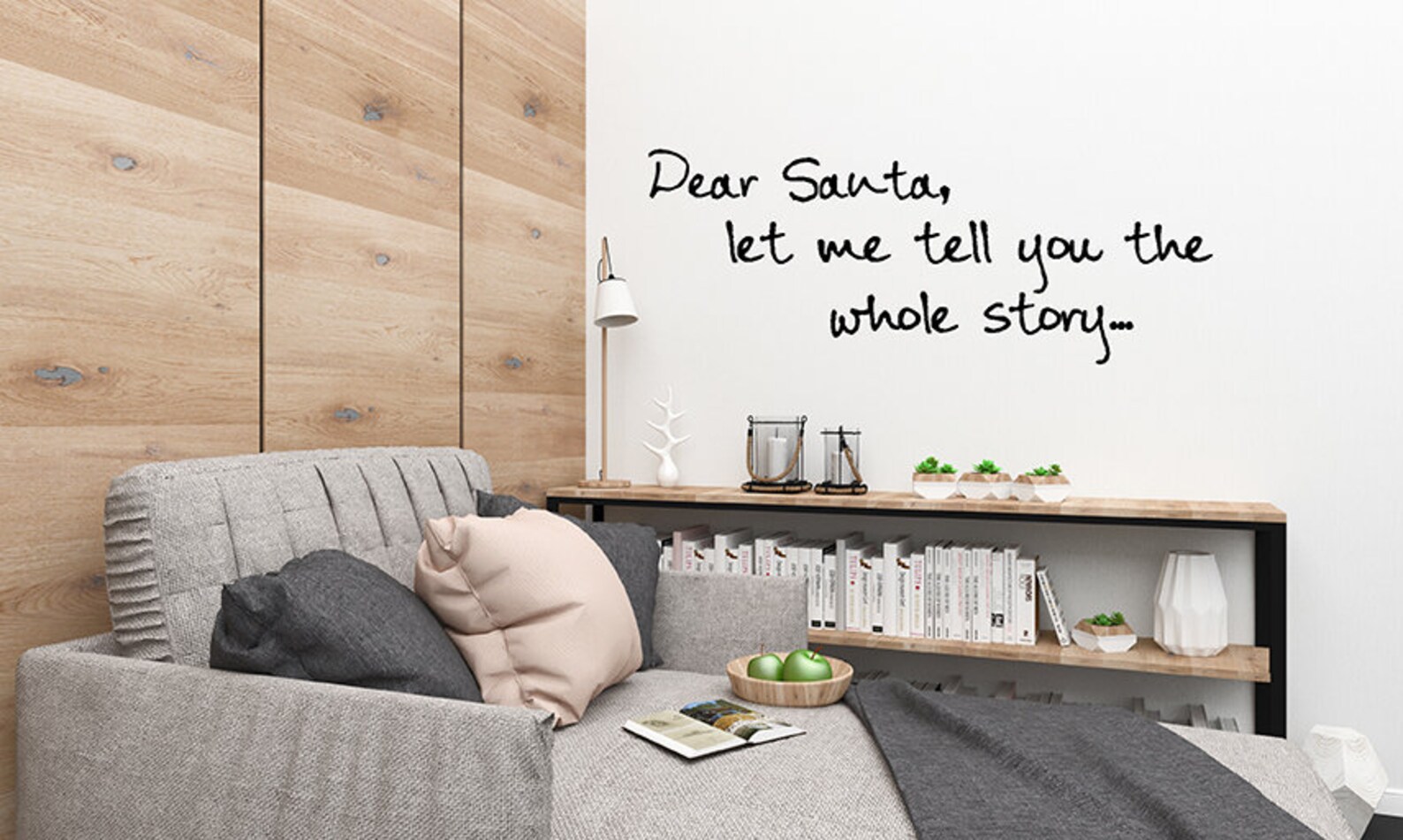 Dear Santa Decal, Santa Vinyl Decal, Funny Christmas Decals, DIY ...