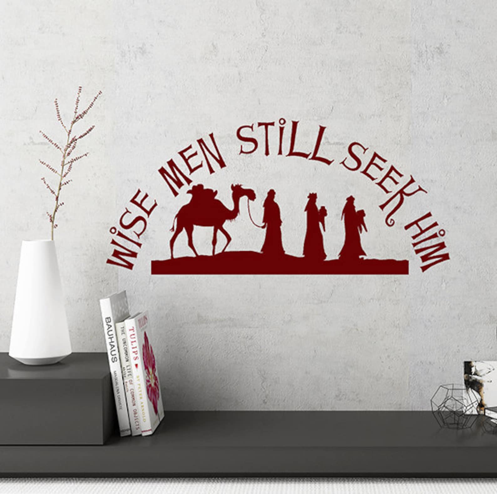 Christmas Decor Wise Men Still Seek Him Christmas Vinyl Wall - Etsy