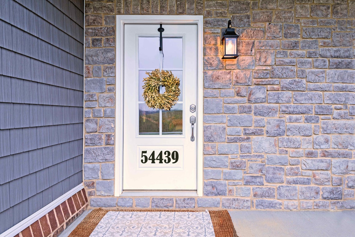 Number Decal, House Number Decal, Door Number Decal, Suite Numbers ...