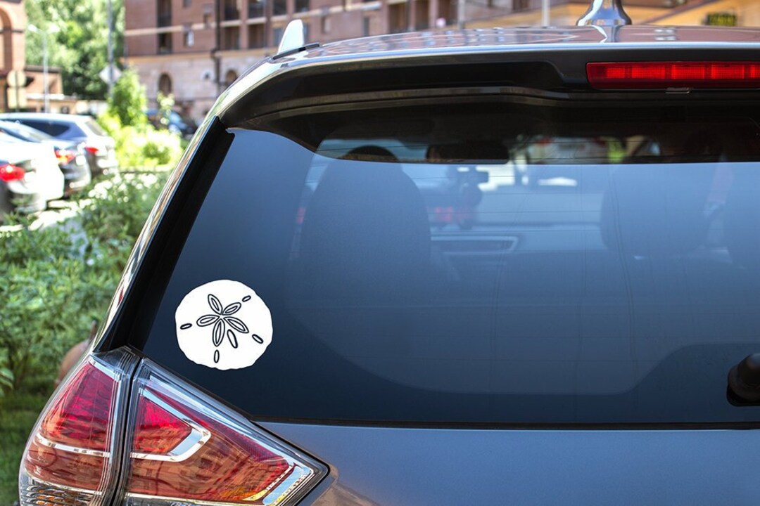Sand Dollar Decal, Sand Dollar Sticker, Nautical Decor, Beach Decor ...