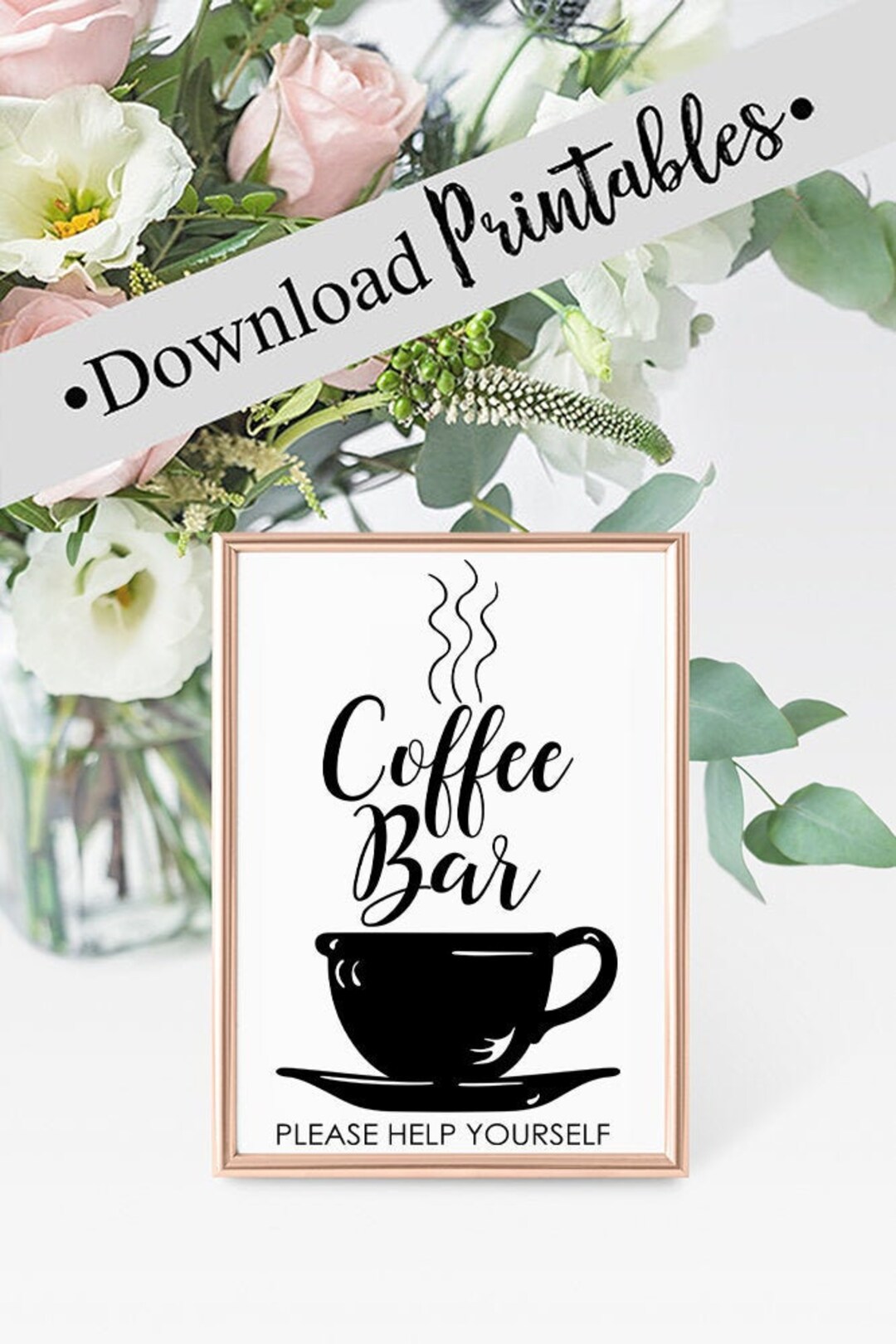 Coffee Bar Digital Download Print Coffee Printable Poster - Etsy