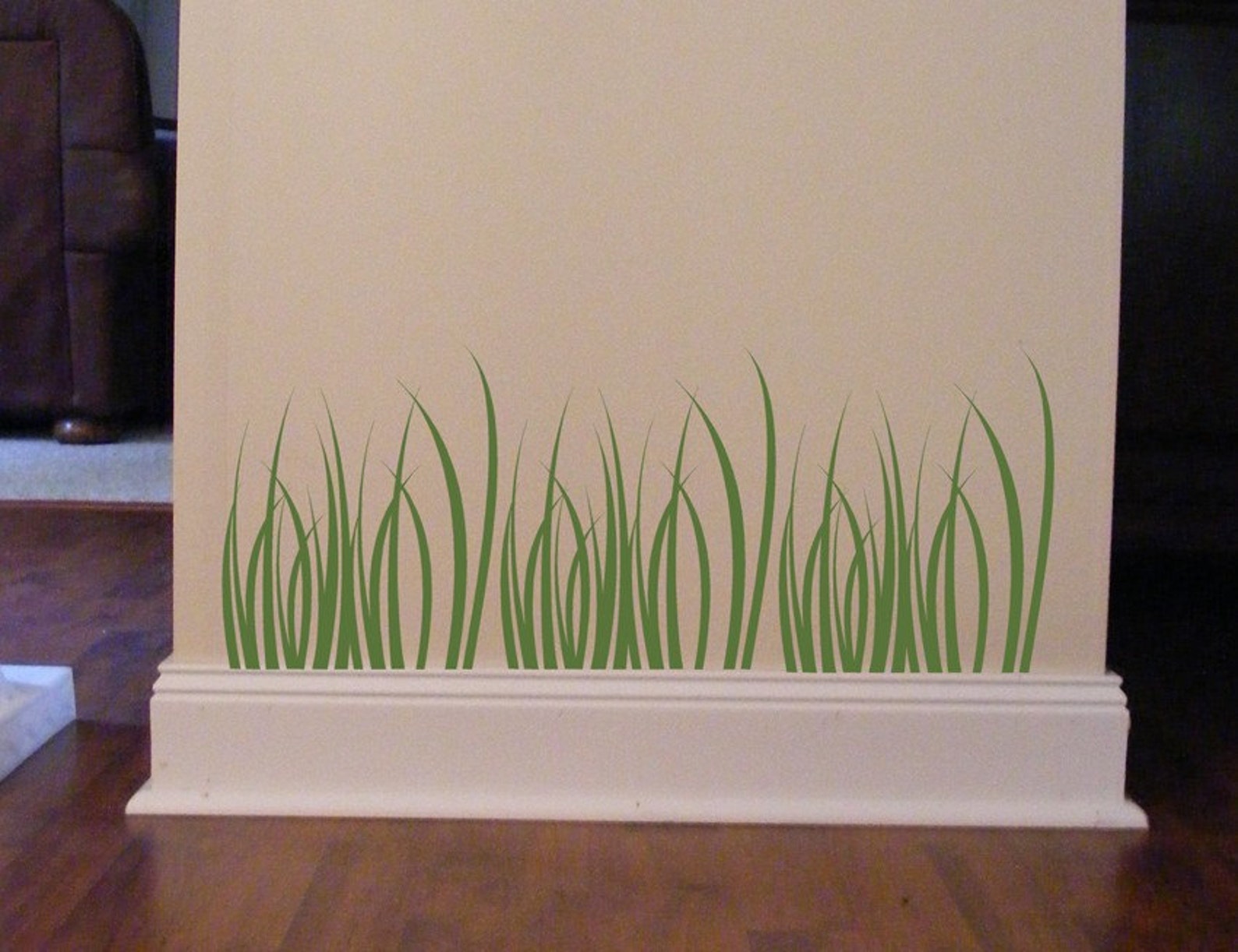 Grass Vinyl Decals, Set of 4 Grass Blades, Kids Playroom Decor Wall ...