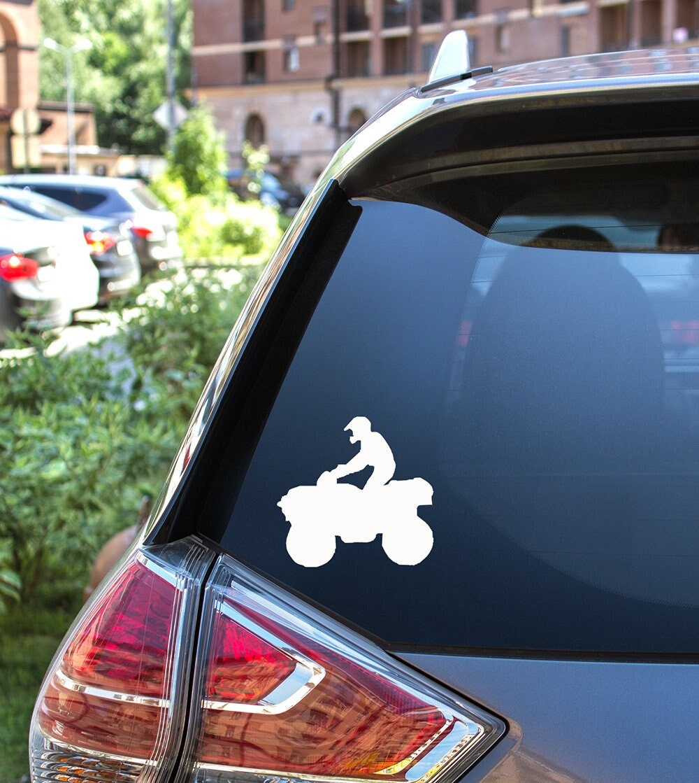 ATV Quad Vinyl Decal Stickers 4 Wheeler Decals Boys Birthday - Etsy
