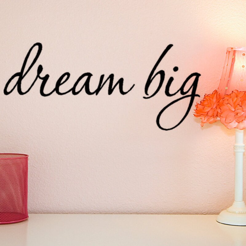 Dream Big Decal - Etsy
