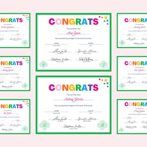 Girl Scout Bridging Certificate | 8.5 X 11 | Printable | Troop Leader ...