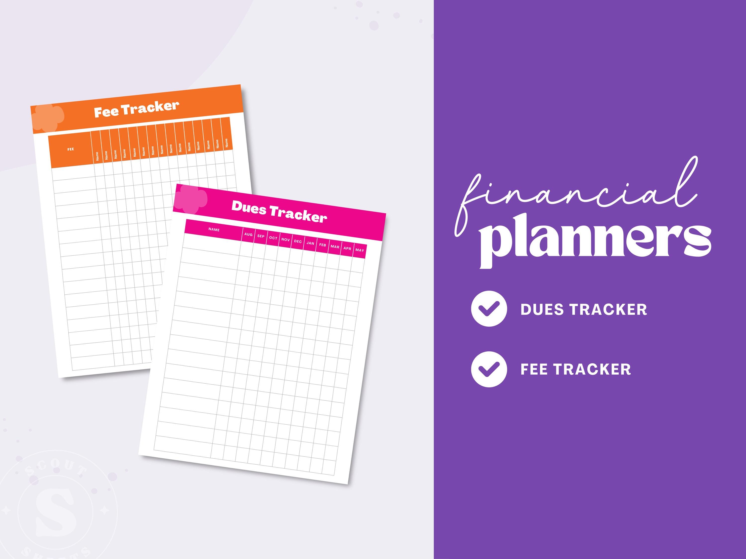 Girl Scout Planner 8.5 X 11 Printable Troop Leader GS Organization ...