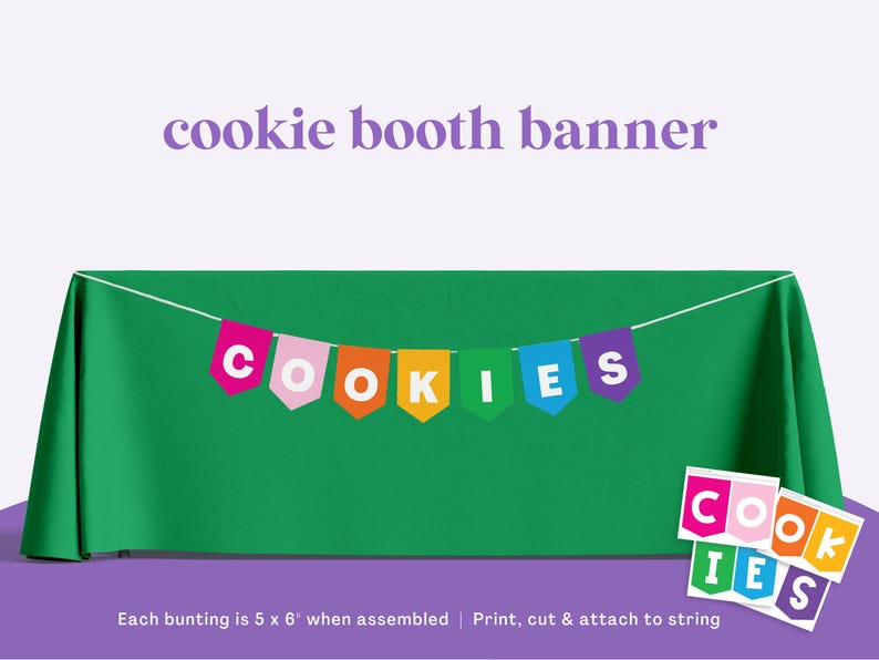 ABC Bakers Cookie Booth Bundle | Printable | Troop Leader | GS Cookies ...
