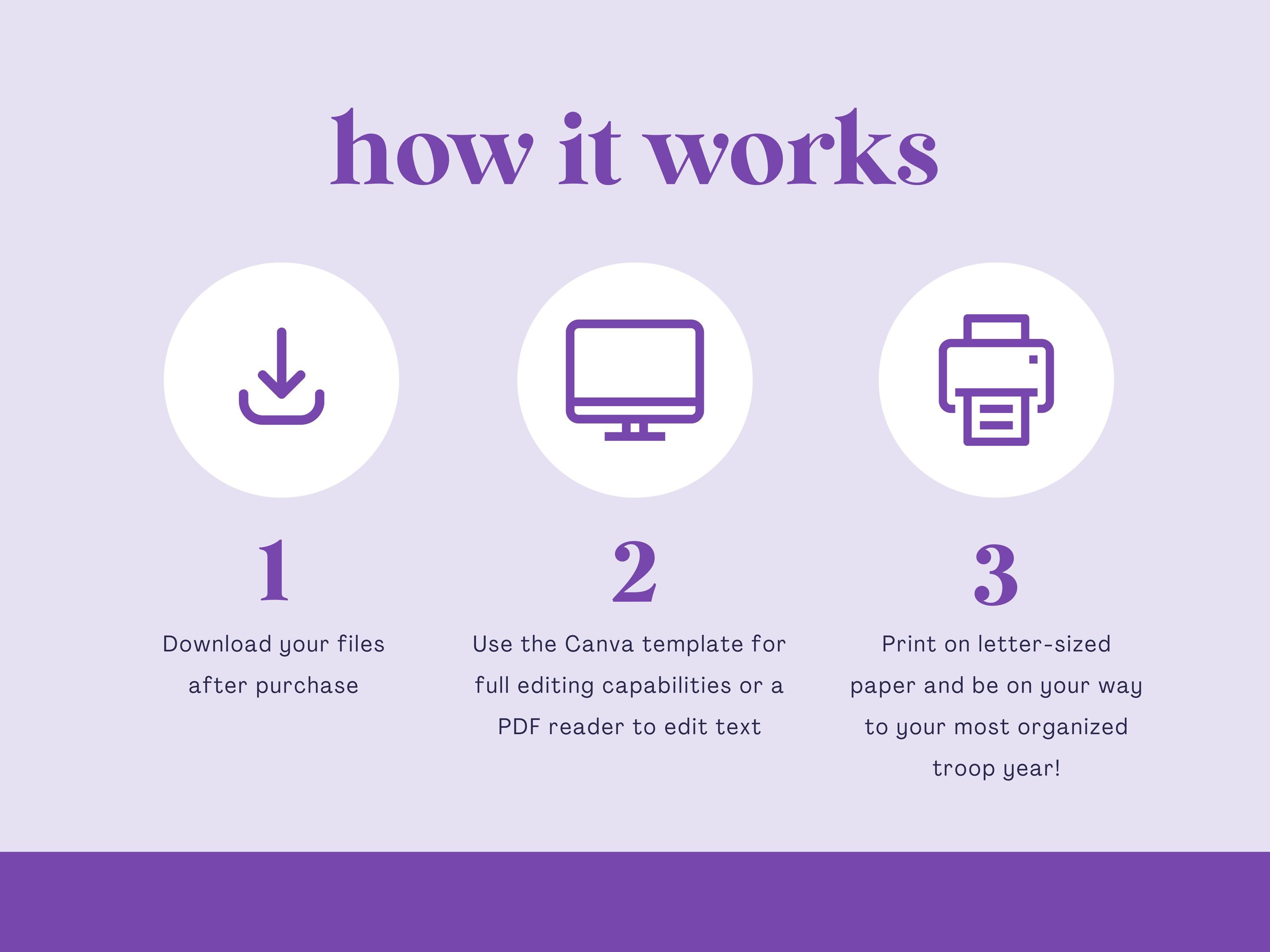 Girl Scout Fall Product Thank You Cards | 5 X 3.5 | Printable | Troop ...