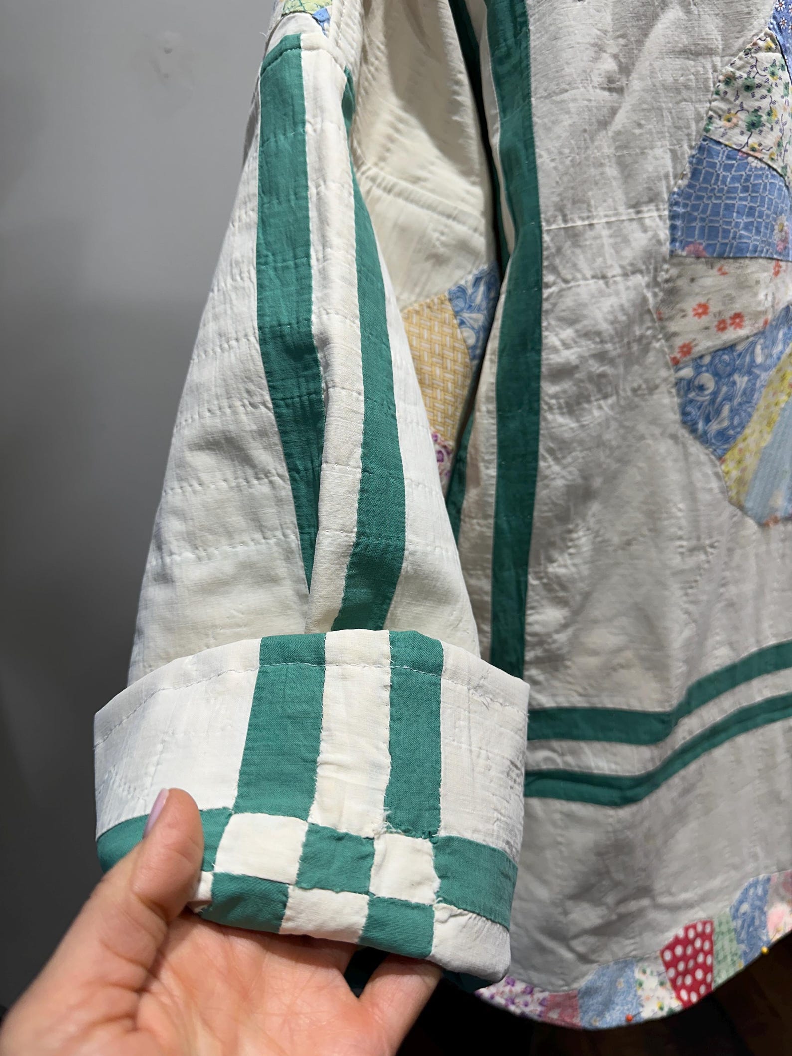 CUSTOM Quilted Jacket YOUR QUILT Handmade Quilted Patchwork Jacket Gift ...