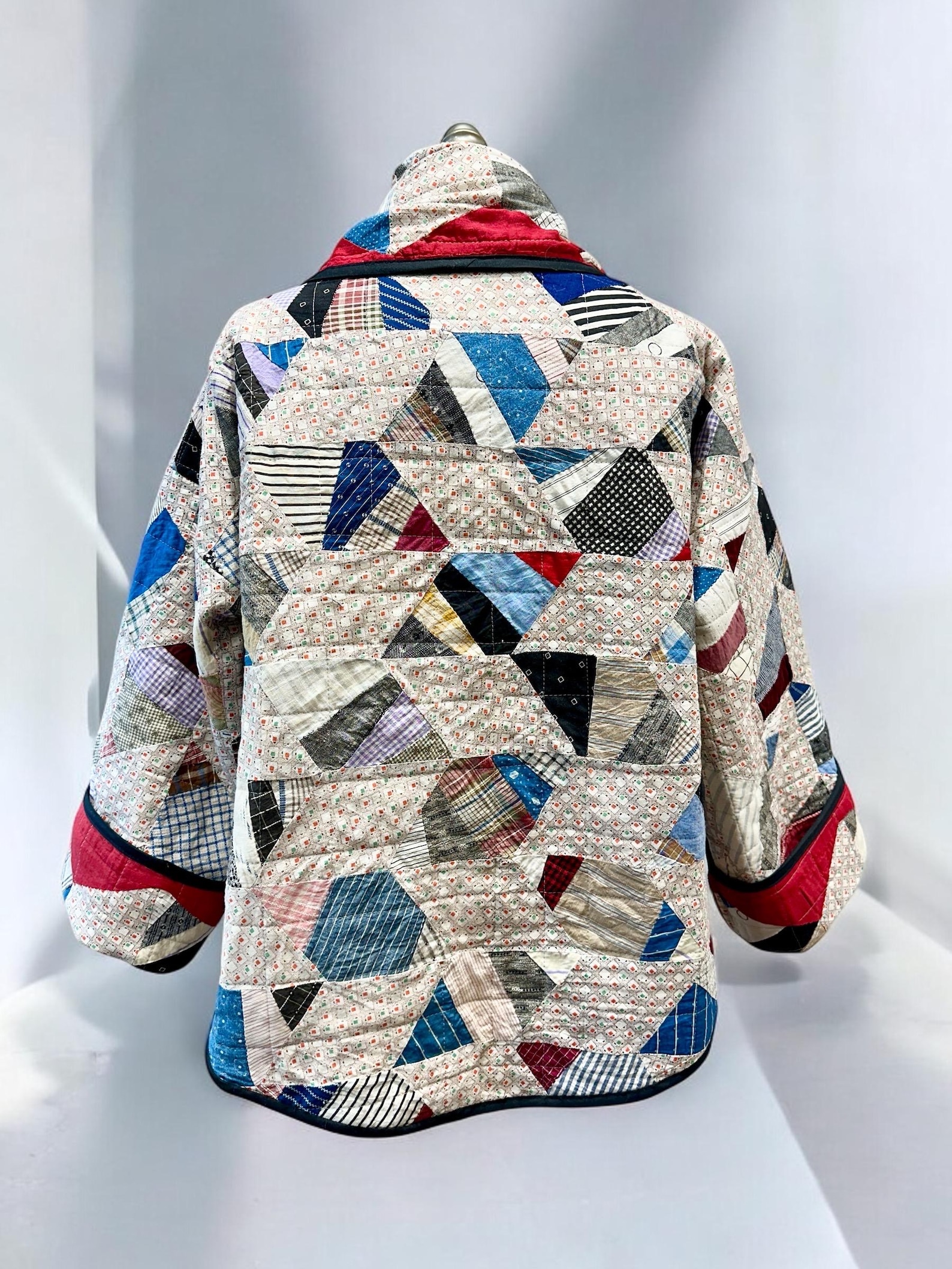 CUSTOM Quilted Jacket YOUR QUILT Handmade Quilted Patchwork Jacket Gift ...