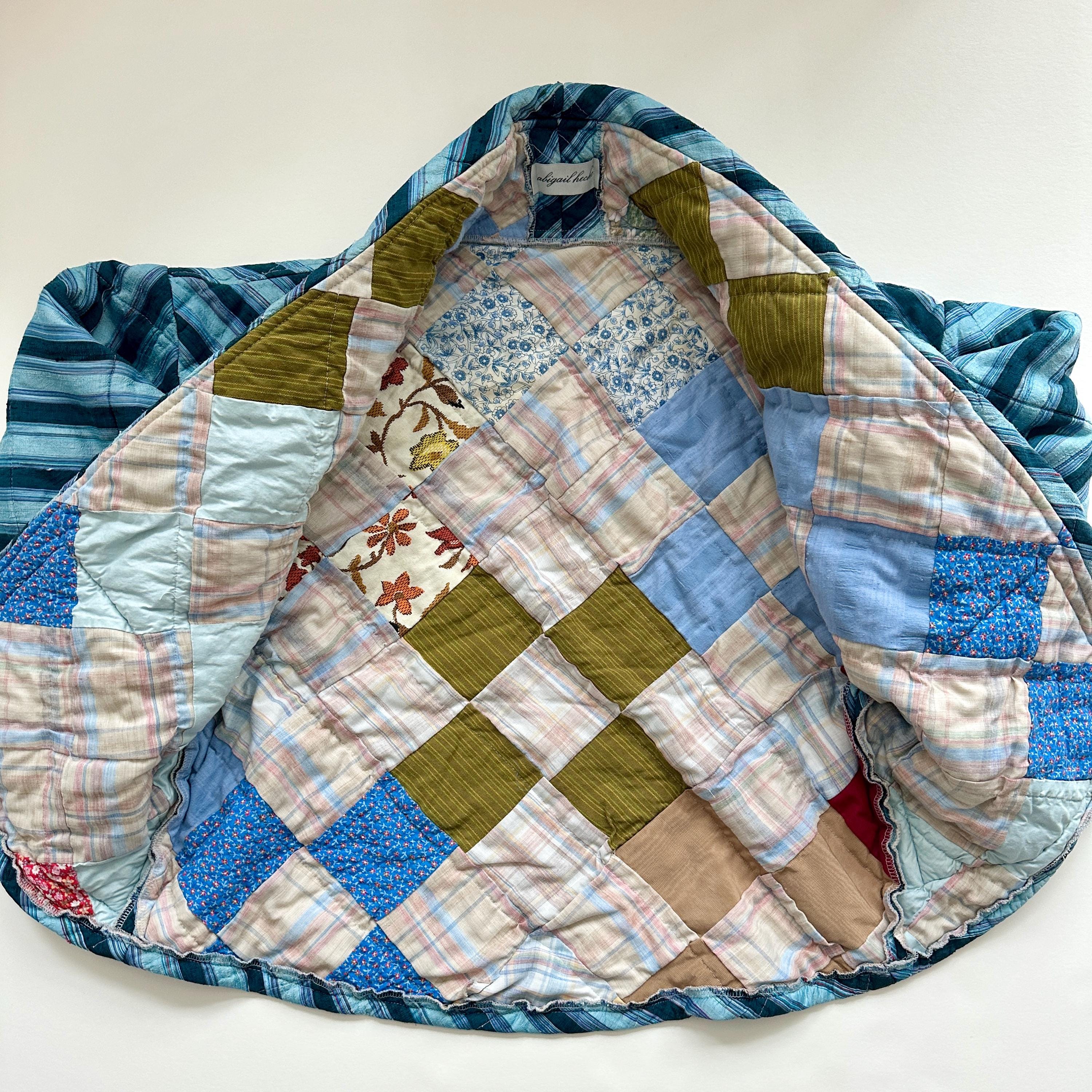CUSTOM Quilted Jacket YOUR QUILT Handmade Quilted Patchwork Jacket Gift ...