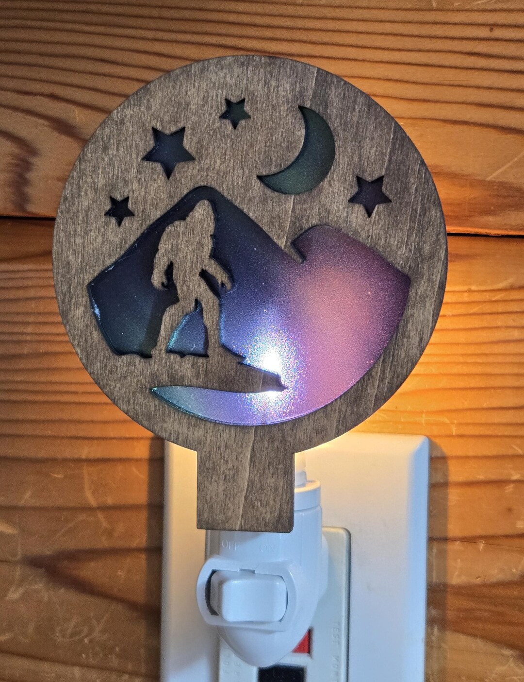 Big Foot Night Light, Sasquatch, Yeti Plug in Light, LED Nightlight - Etsy