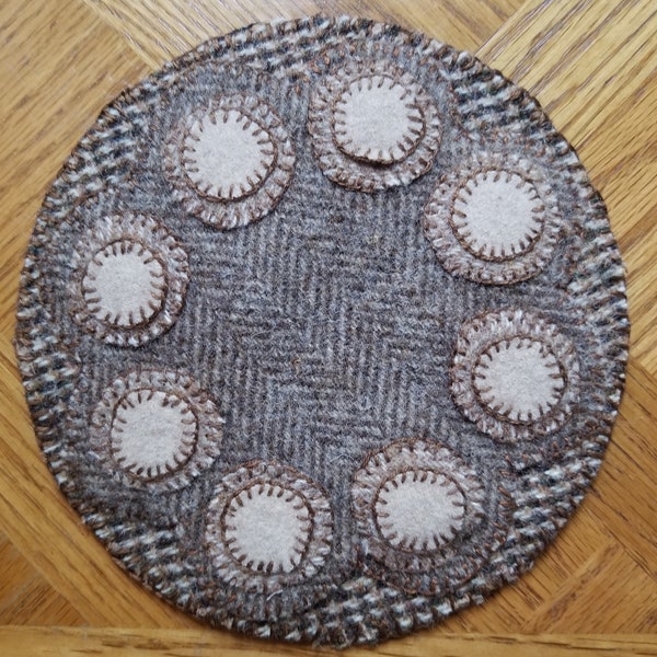 Primitive Candle Mat - Etsy