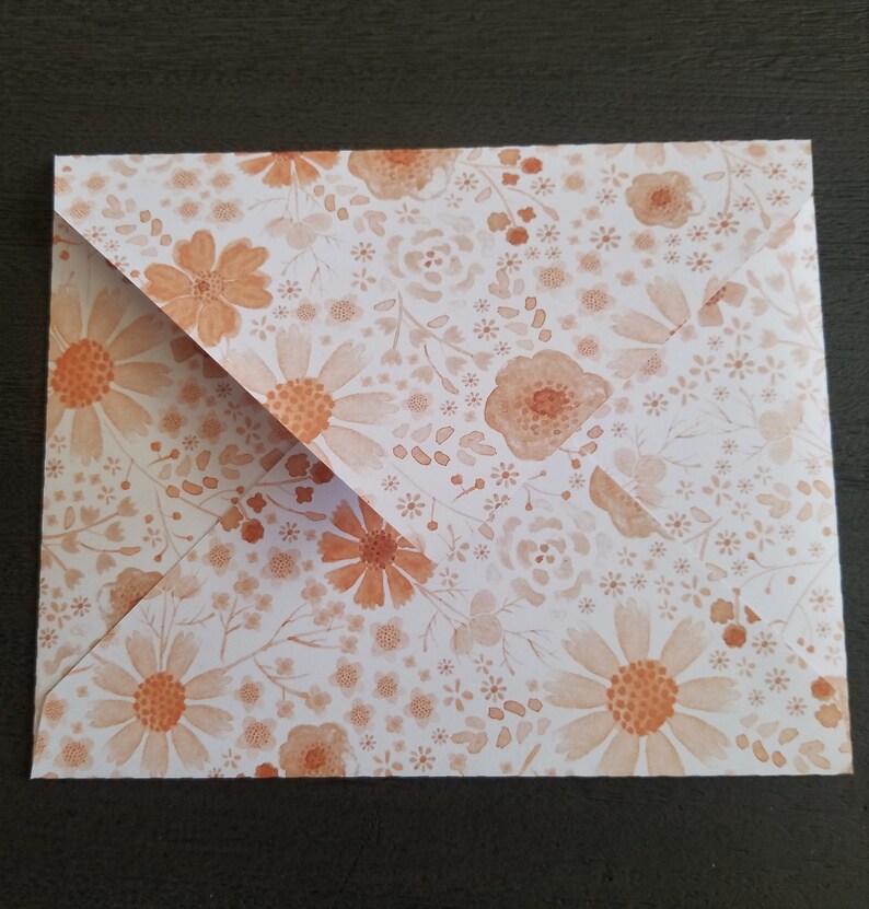 Tulip Box Card Flat Fold Card Spring Garden Stationery | Etsy