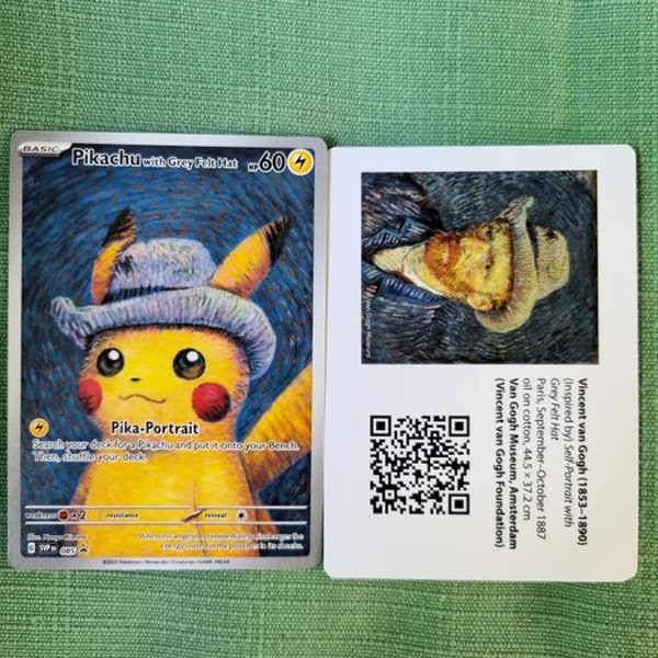 Pikachu Van Gogh Promo - Etsy