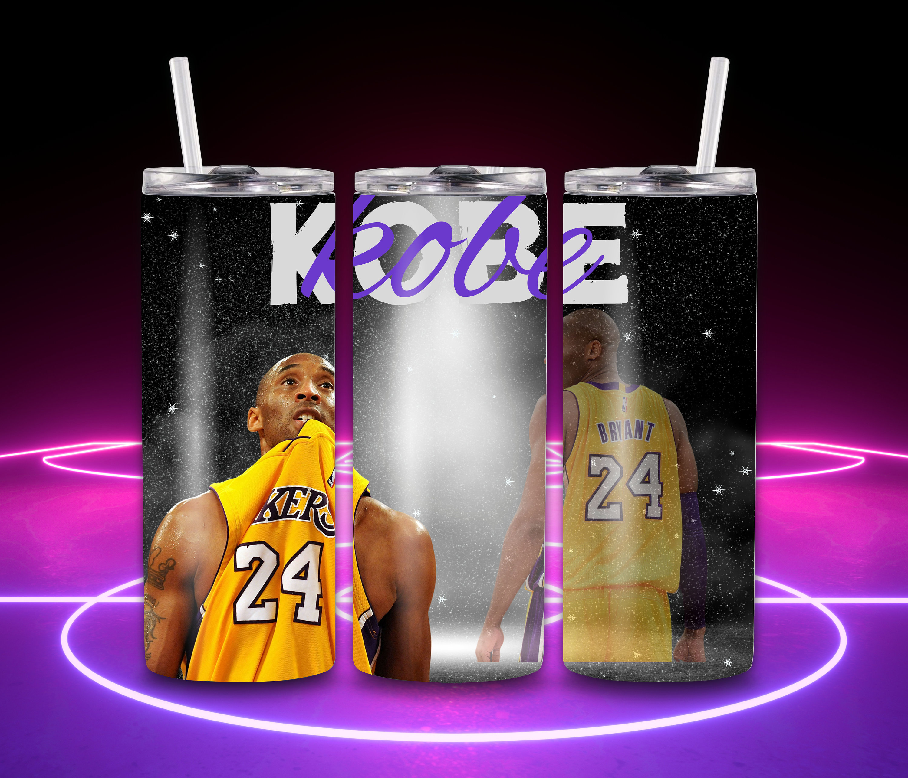Kobe Bryant Tumbler Wrap, Custom Tumbler, NBA - Etsy