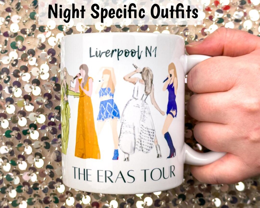 Custom Outfits Taylor Swift Eras Tour Mug Personalised Christmas Gift ...