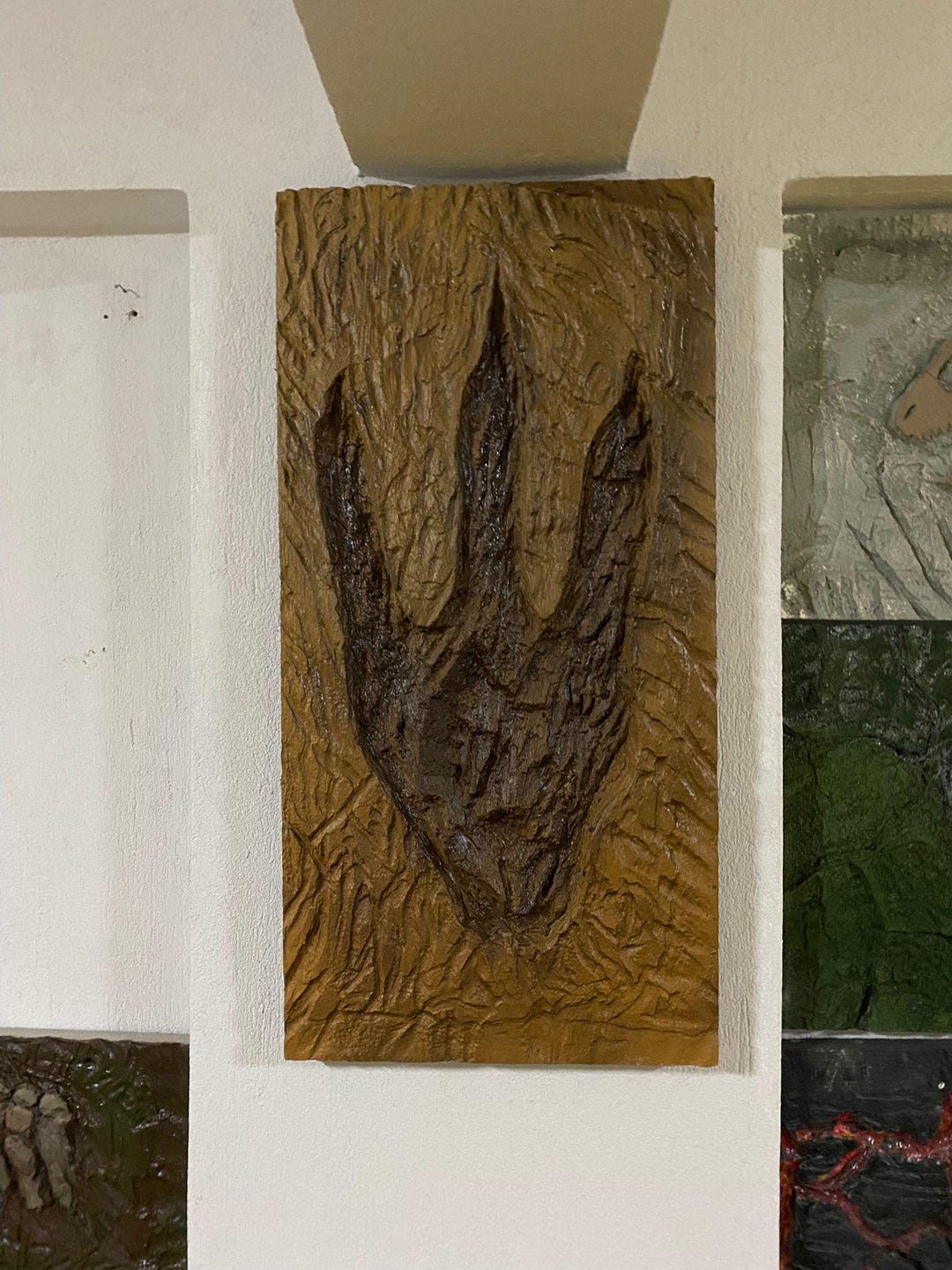 Dinosaur Footprint Wall Art | Prehistoric Fossil-inspired Wall ...