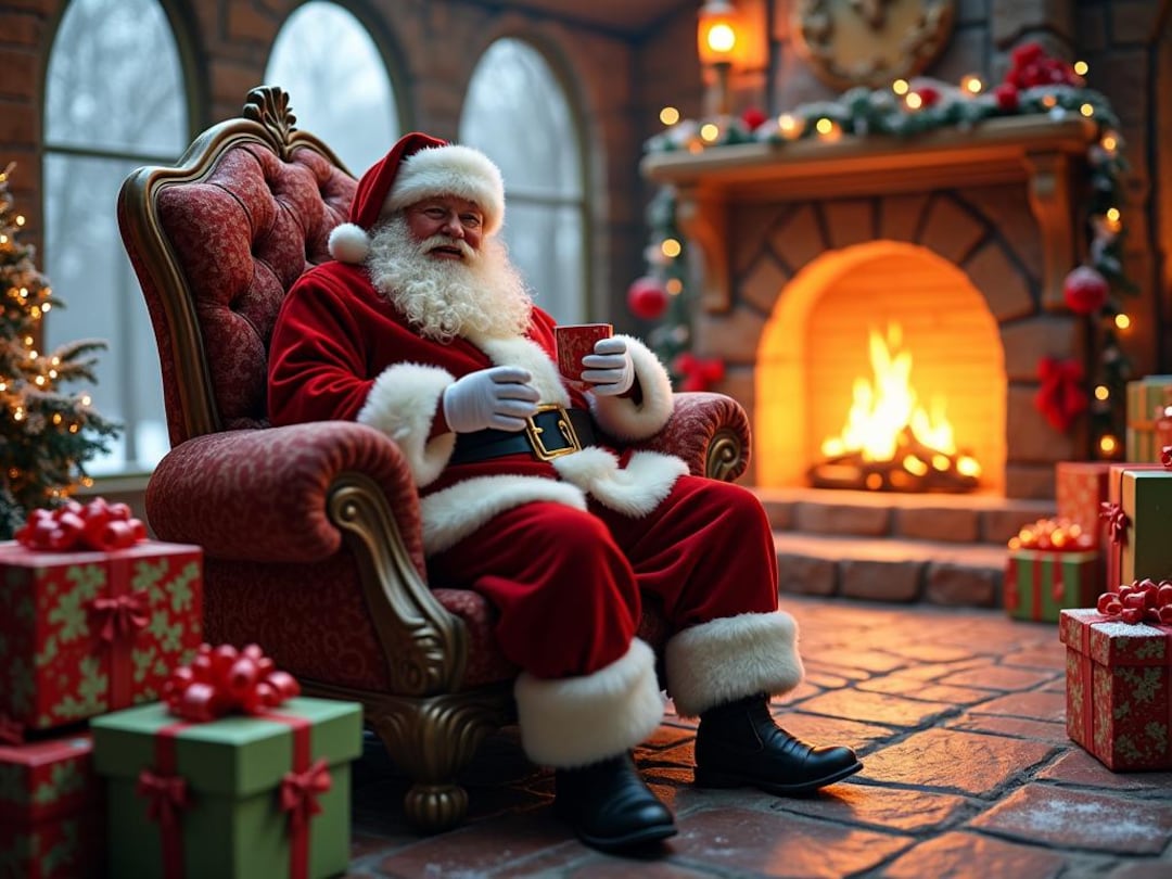 A Special Video Christmas Message From Santa Claus to Your Loved Ones ...