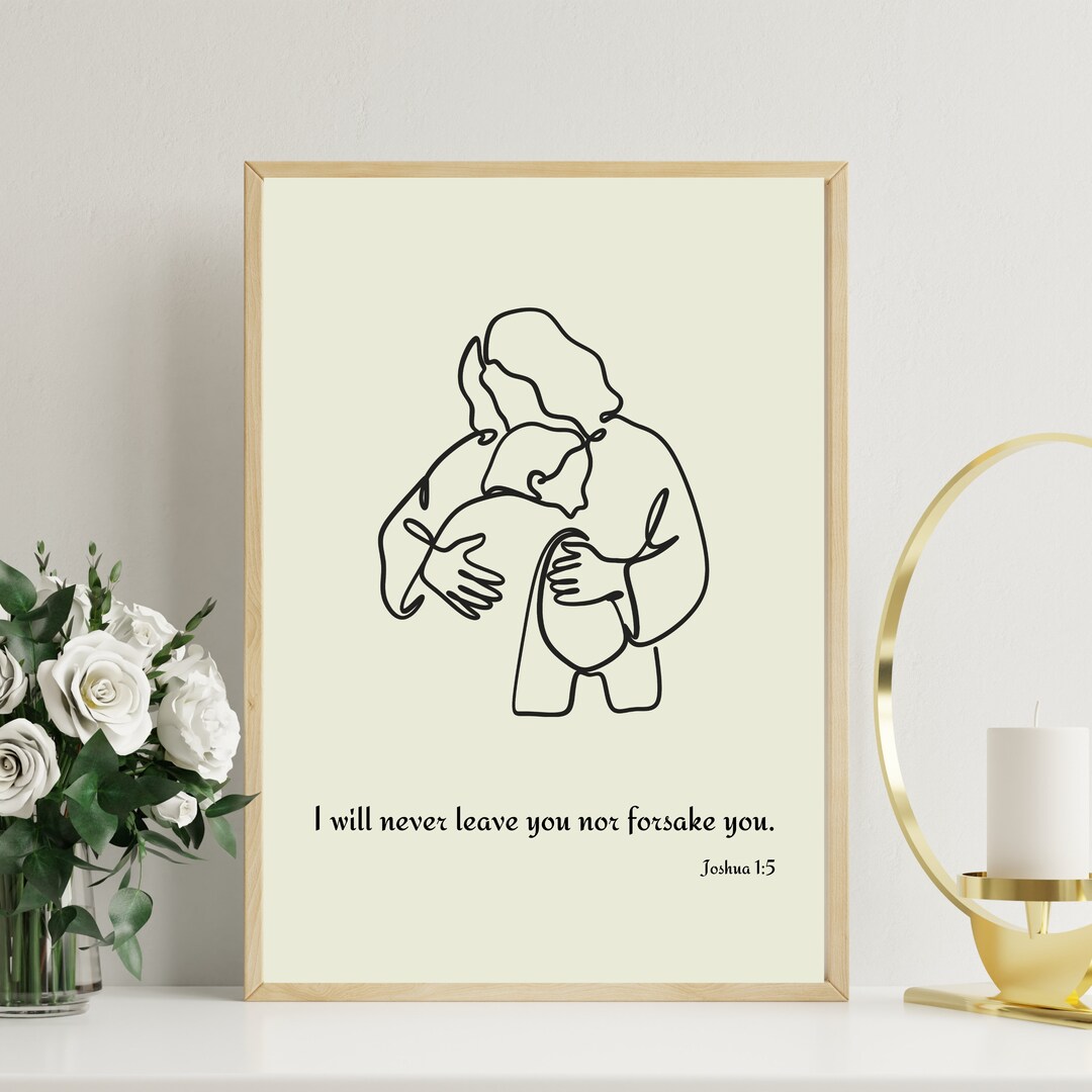 Modern Christian Art, Christian Home Decor, Digital Art Download ...