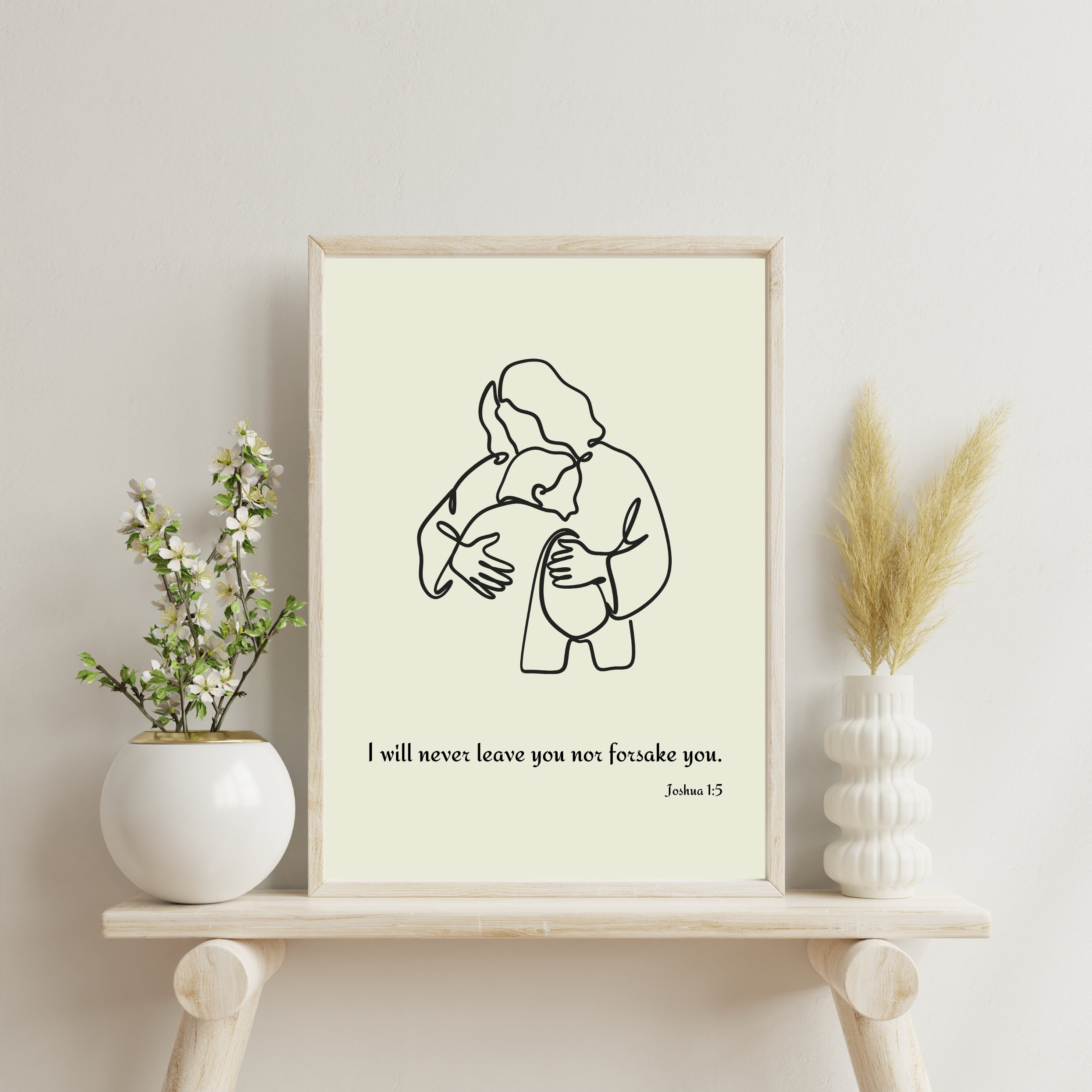 Modern Christian Art, Christian Home Decor, Digital Art Download ...