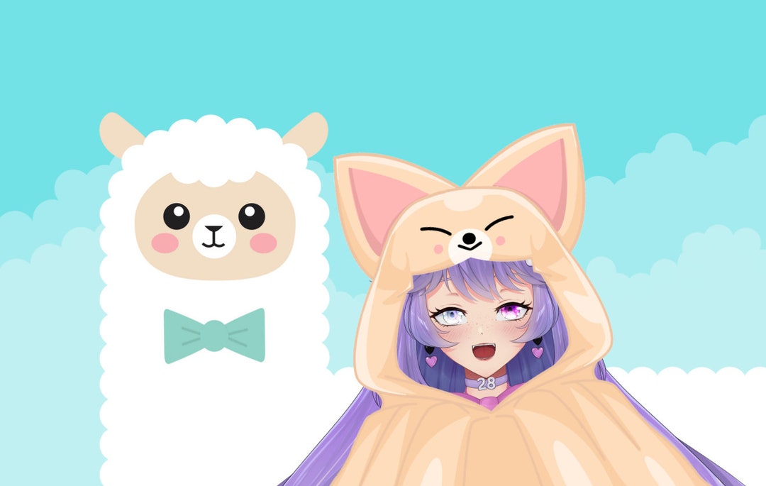 SKZOO Foxiny Blanket Vtuber Asset - Etsy