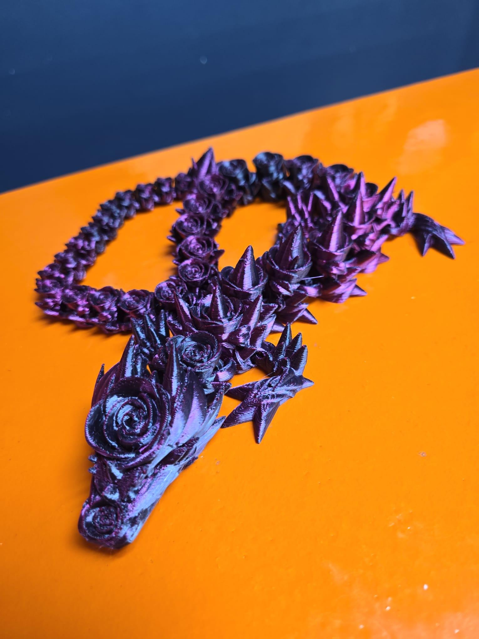 Rose Dragon - Etsy