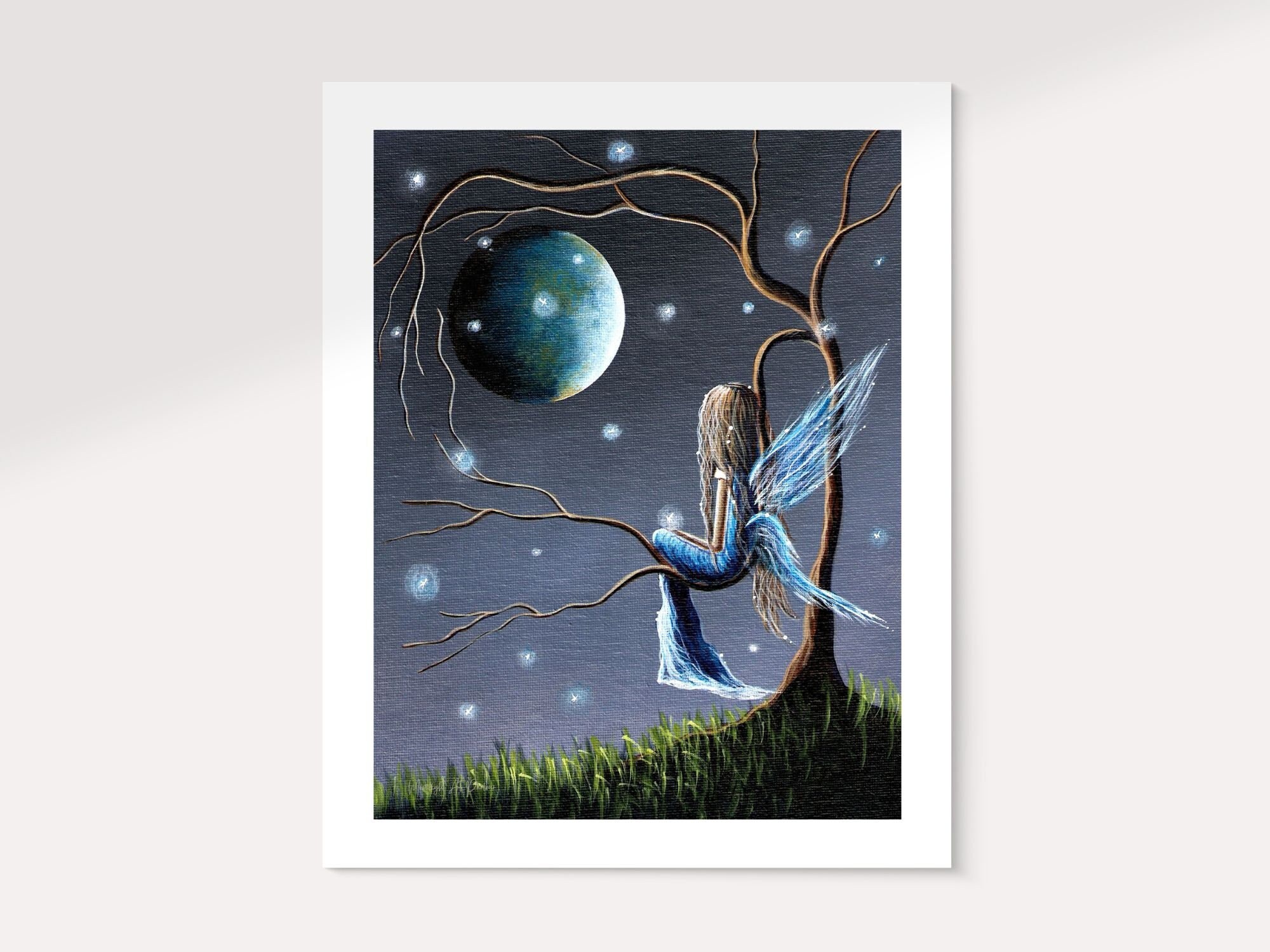 FAIRY ART PRINT, Home Décor Accents. Fairy Lover Gift, Wall Art ...