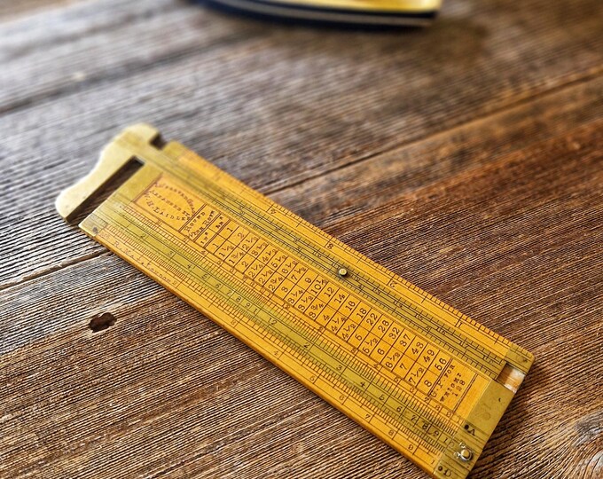 Victorian Nautical Rope Gauge | Dual-scale Boxwood & Brass Measuring ...