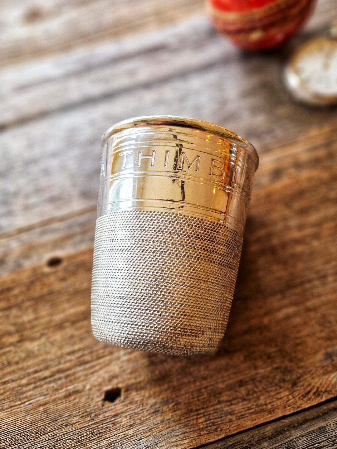 Large Victorian Silver Plate Thimble Cup by William Hutton | Antique ...