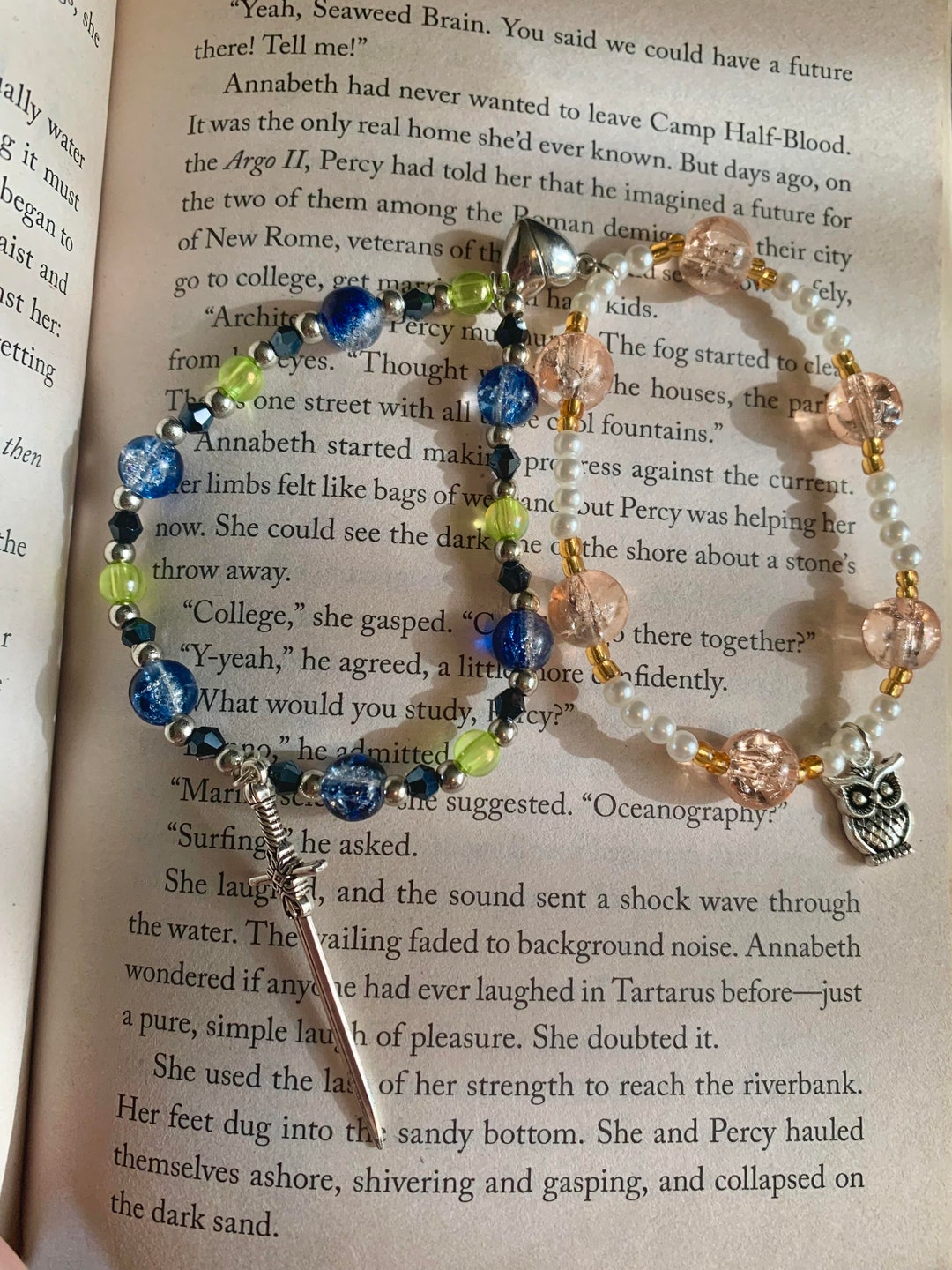 Percabeth | Annabeth Chase | Percy Jackson Bracelets - Etsy