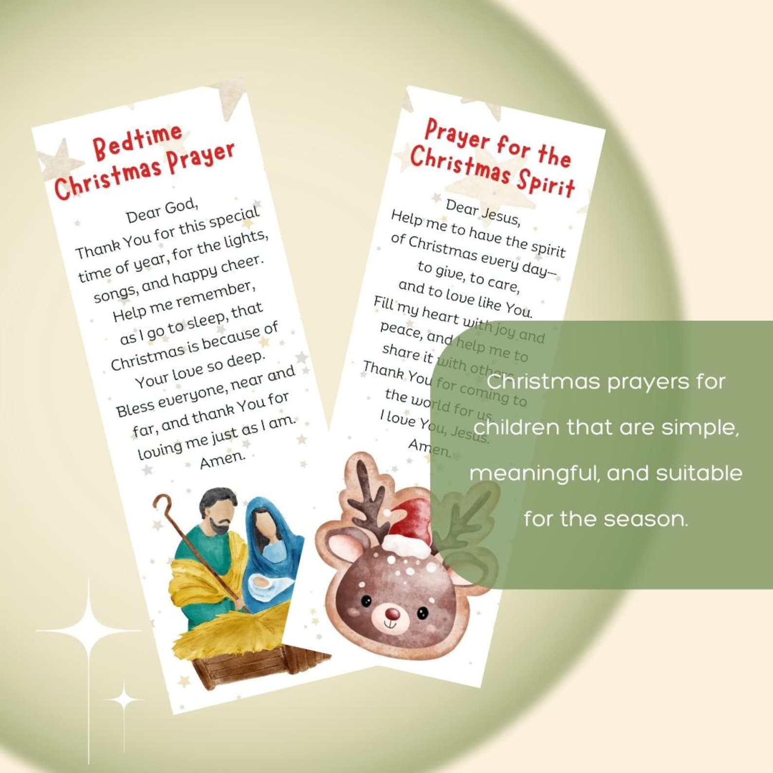 Christmas Prayers for Children Christian Prayers for Holiday Season Printable Christmas Prayers ...