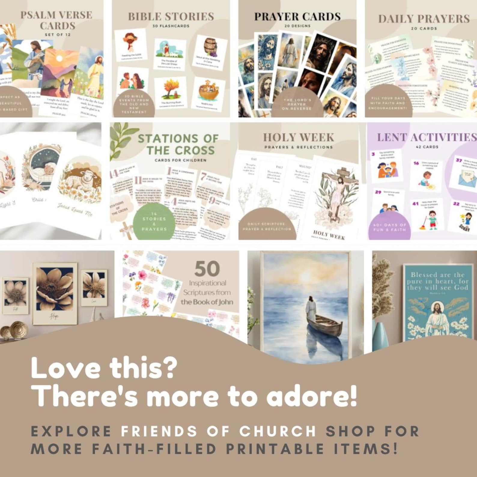 Bible Story Flashcards: Illustrated Scripture Cards (PDF) - Etsy