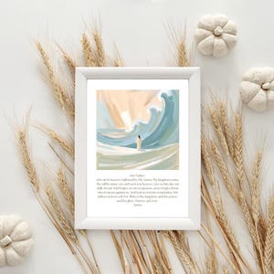 The Lord's Prayer Christian Prayers Digital Wall Art for Catholics ...